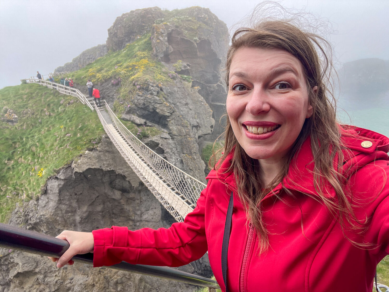 Dare to Cross: The Thrilling Carrick-a-Rede Rope Bridge • Paola Everywhere